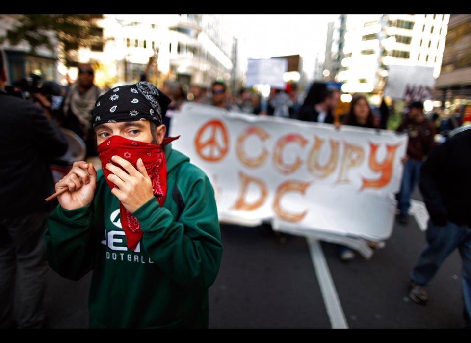 'Stop The Machine,' Occupy DC Gather In Freedom Plaza, March On Chamber ...