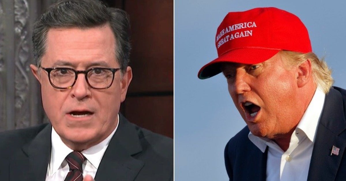 Stephen Colbert Reveals The Only Reason He’d Wear A Donald Trump MAGA ...