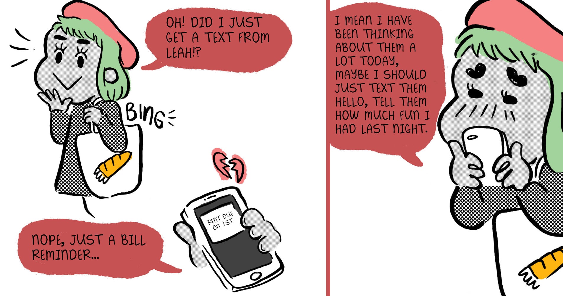 This Comic Perfectly Captures How Nerve-Racking It Is To Text Your ...