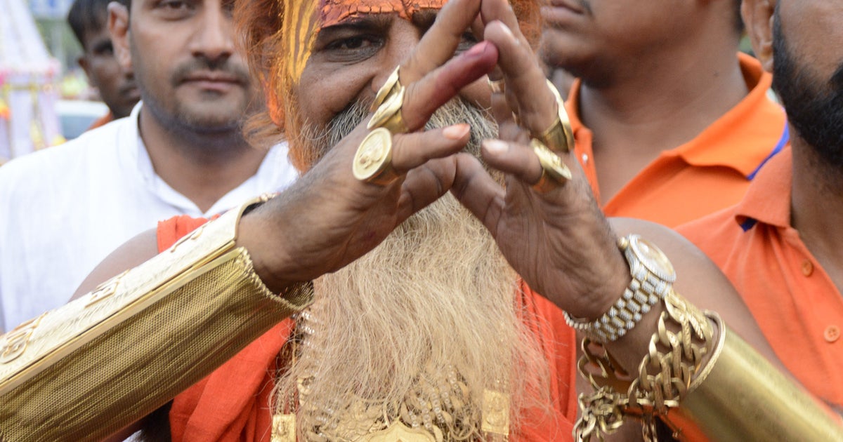 Meet India's 'Golden Baba', The Godman Who Wears 12 Kg Of Gold ...
