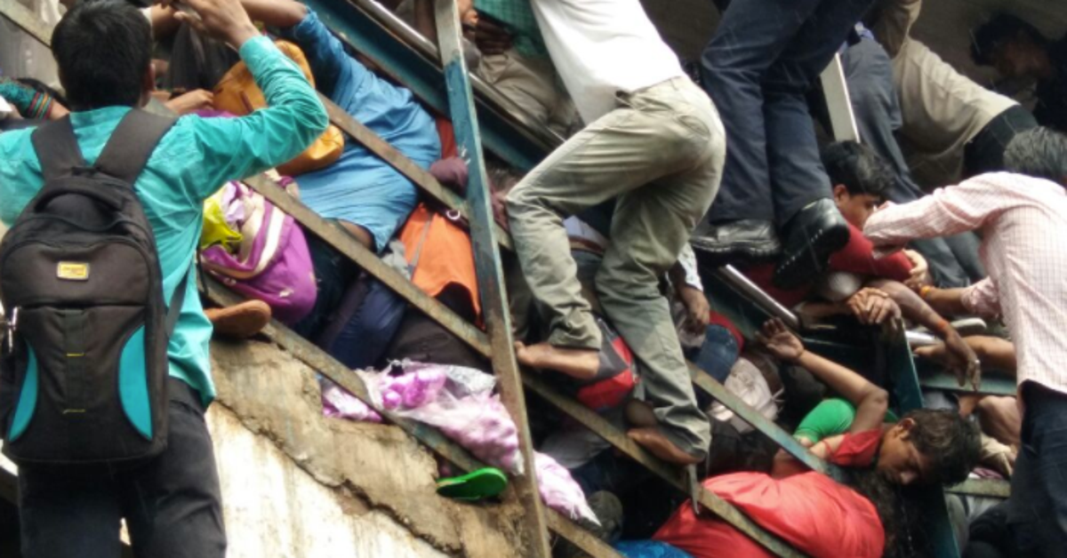 Stampede At Mumbai's Elphinstone Railway Station Kills 22, Injures Many ... Stampede At Mumbai's Elphinstone Railway Station Kills 22, Injures Many ...