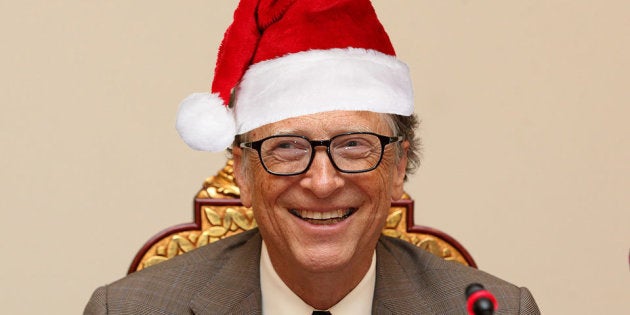 Bill Gates Is Officially The Best Secret Santa Of 2016 HuffPost Life bill-gates-is-officially-the-best-secret-santa-of-2016-huffpost-life