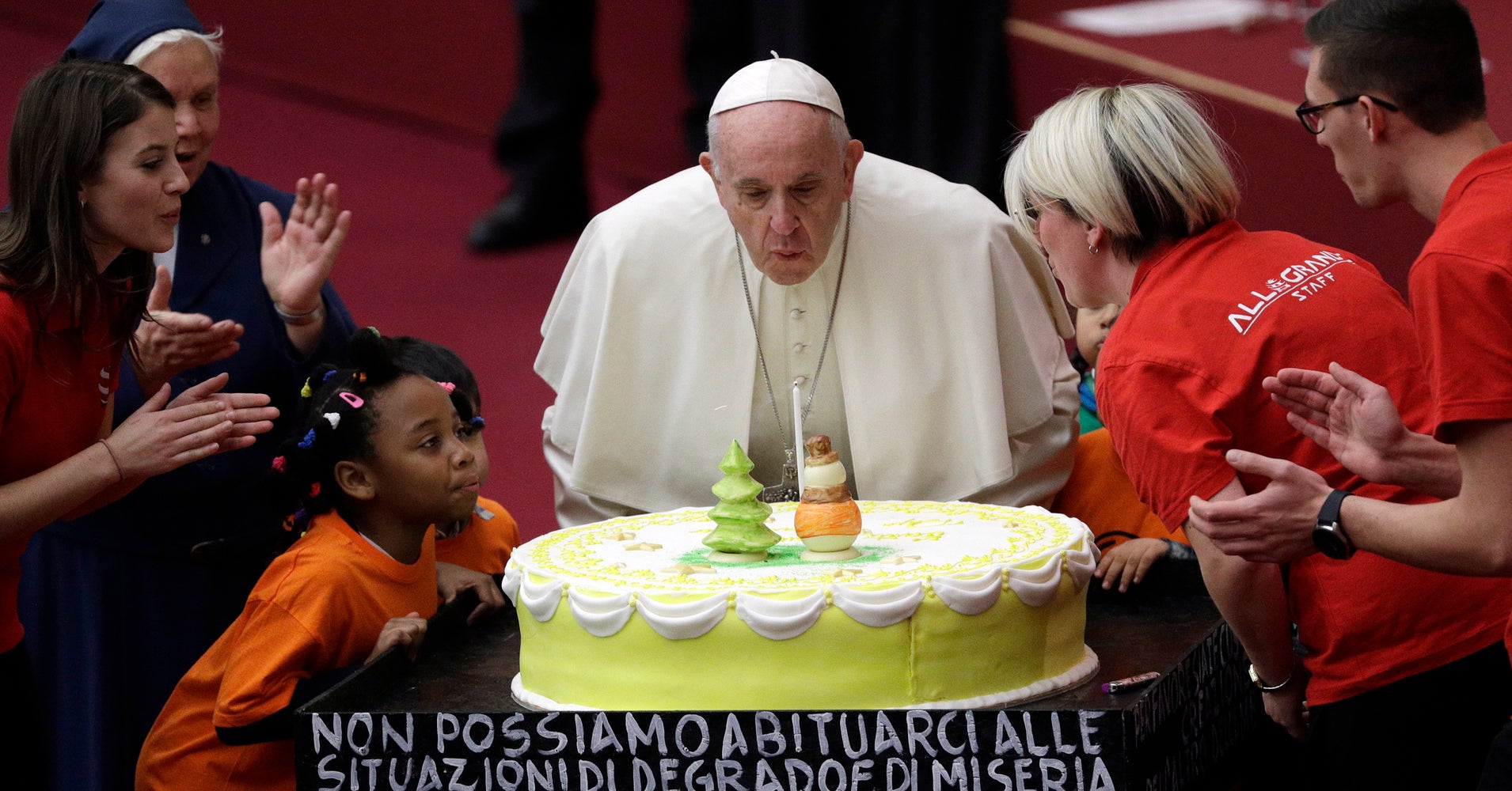 Pope Francis Celebrates 82nd Birthday At The Vatican Huffpost