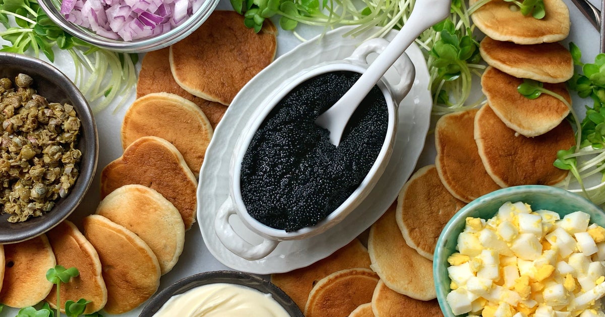 How To Make A Caviar And Blini Bar, The Most Baller Way To Celebrate ...