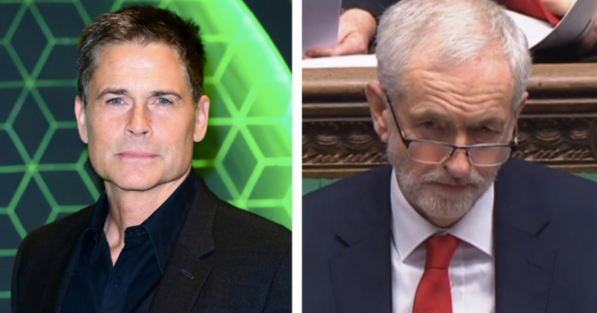 So Even Rob Lowe Has An Opinion On The Jeremy Corbyn ‘Stupid Woman’ Row ...
