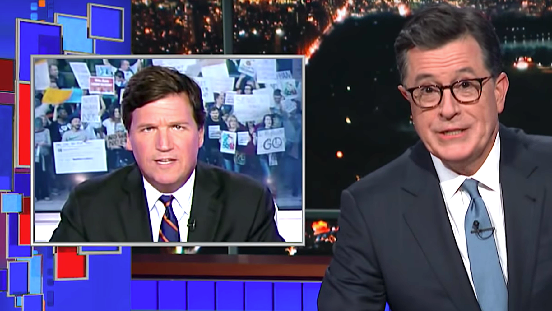 Stephen Colbert Tears Into Fox News' Tucker Carlson: 'Little Racist Who Could' | HuffPost ...