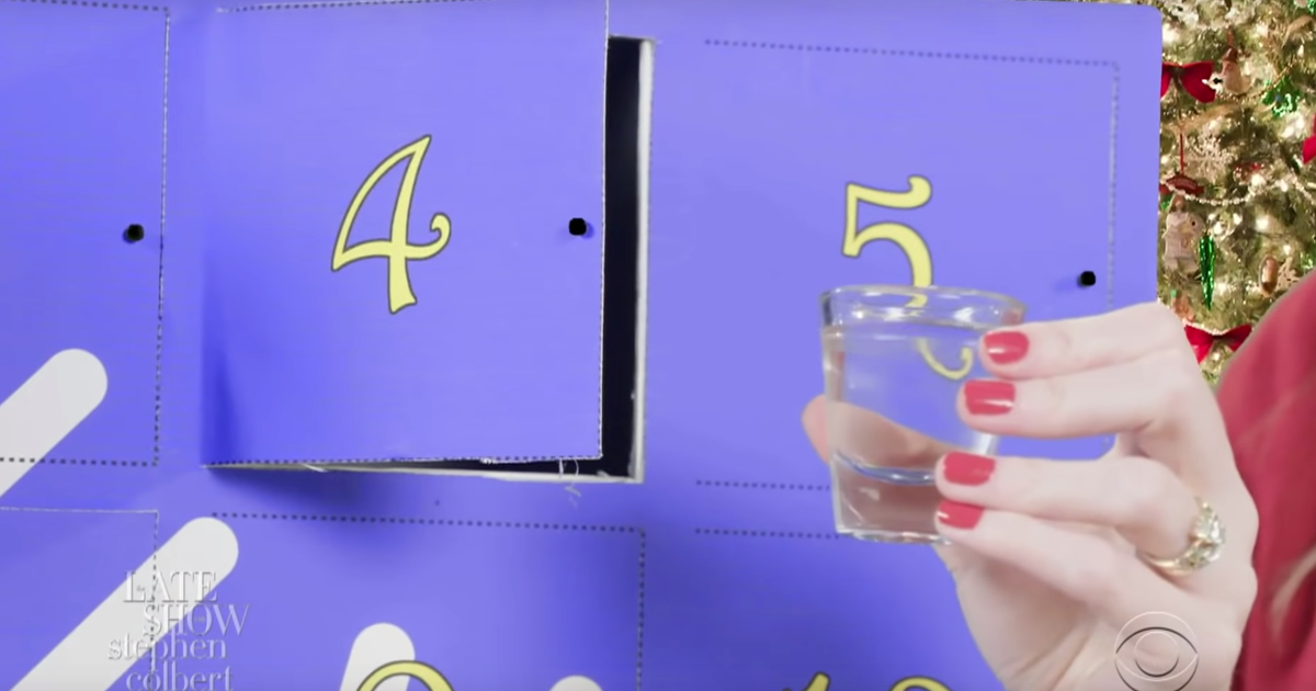 Colbert Introduces Adult Advent Calendar To Help You Escape The ...