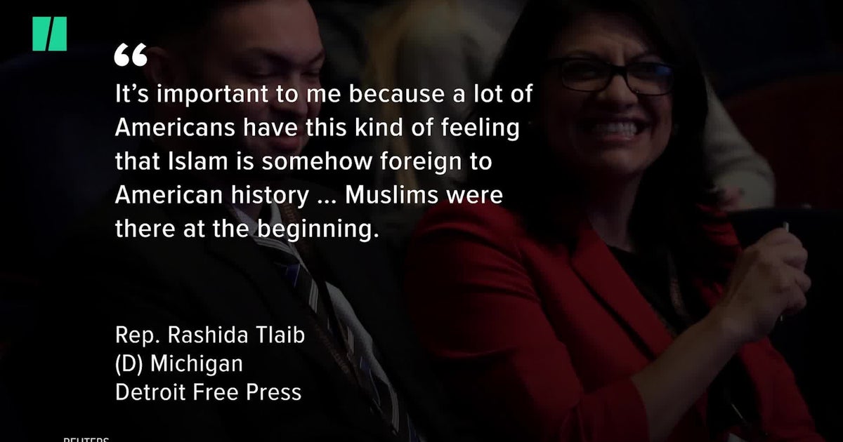Muslim Congresswoman Rashida Tlaib Sworn In With Thomas Jefferson’s ...