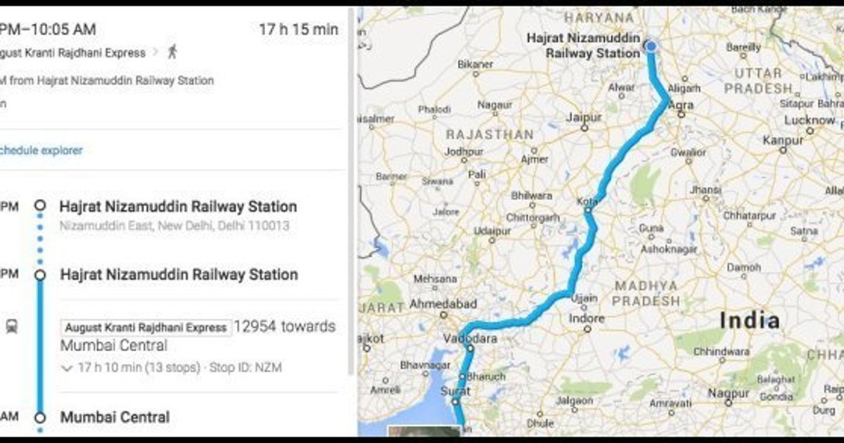 Now, Get Indian Railways Schedules On Google Maps | HuffPost News