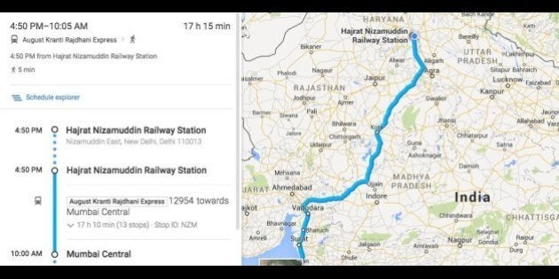 Now, Get Indian Railways Schedules On Google Maps | HuffPost News