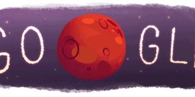 Google Doodles Adorable Mars Sipping Water To Mark Landmark Discovery ...