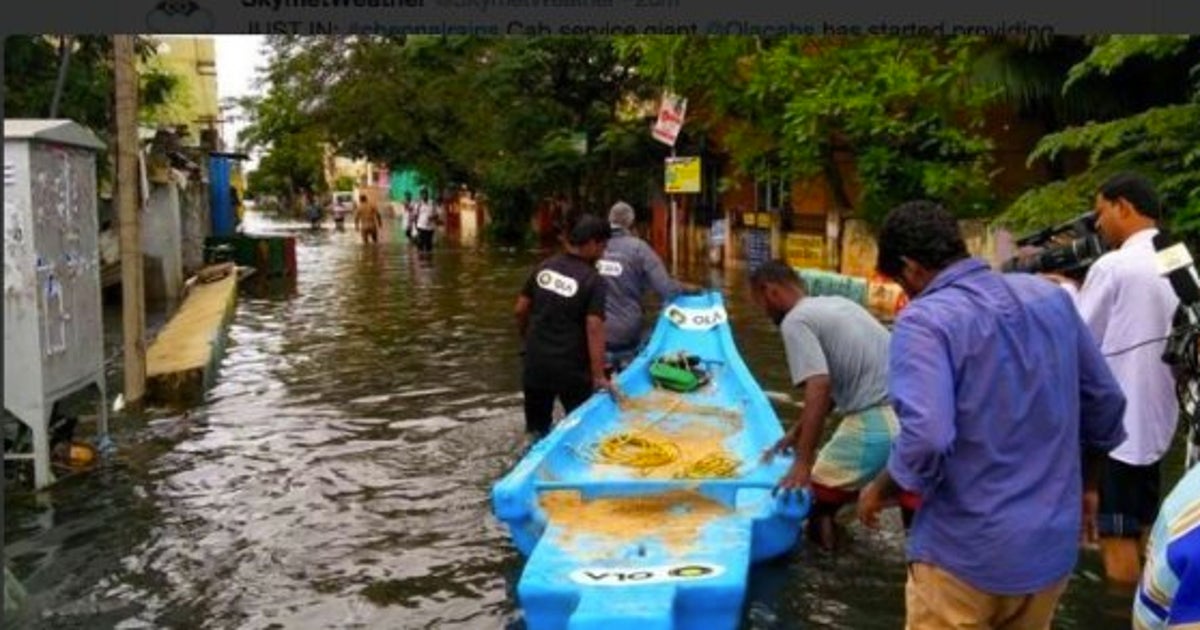 Chennai Floods Move Ola To Run Free Boat Service | HuffPost News