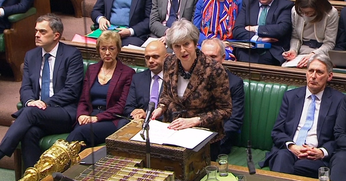 Theresa May Presents Updated Brexit Plan To The House Of Commons