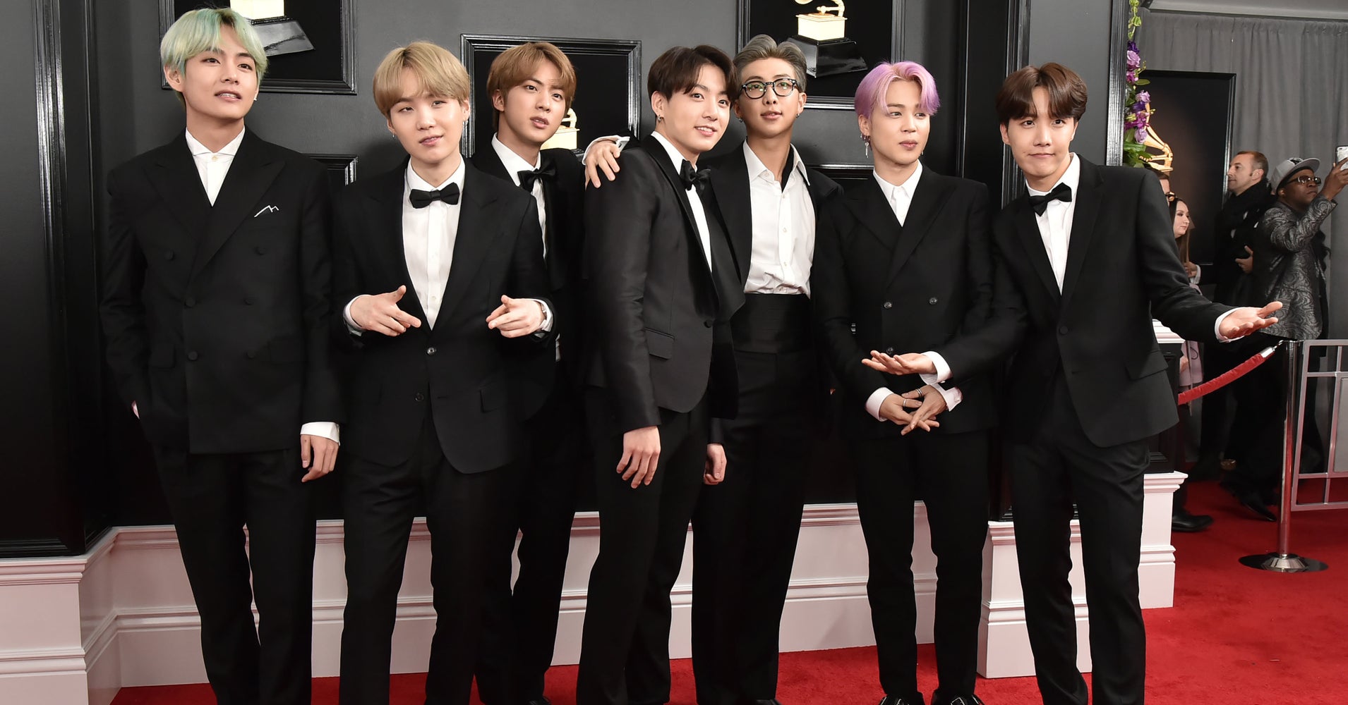 K Pop Band BTS Repped All Korean Designers At The Grammy Awards HuffPost k-pop-band-bts-repped-all-korean-designers-at-the-grammy-awards-huffpost
