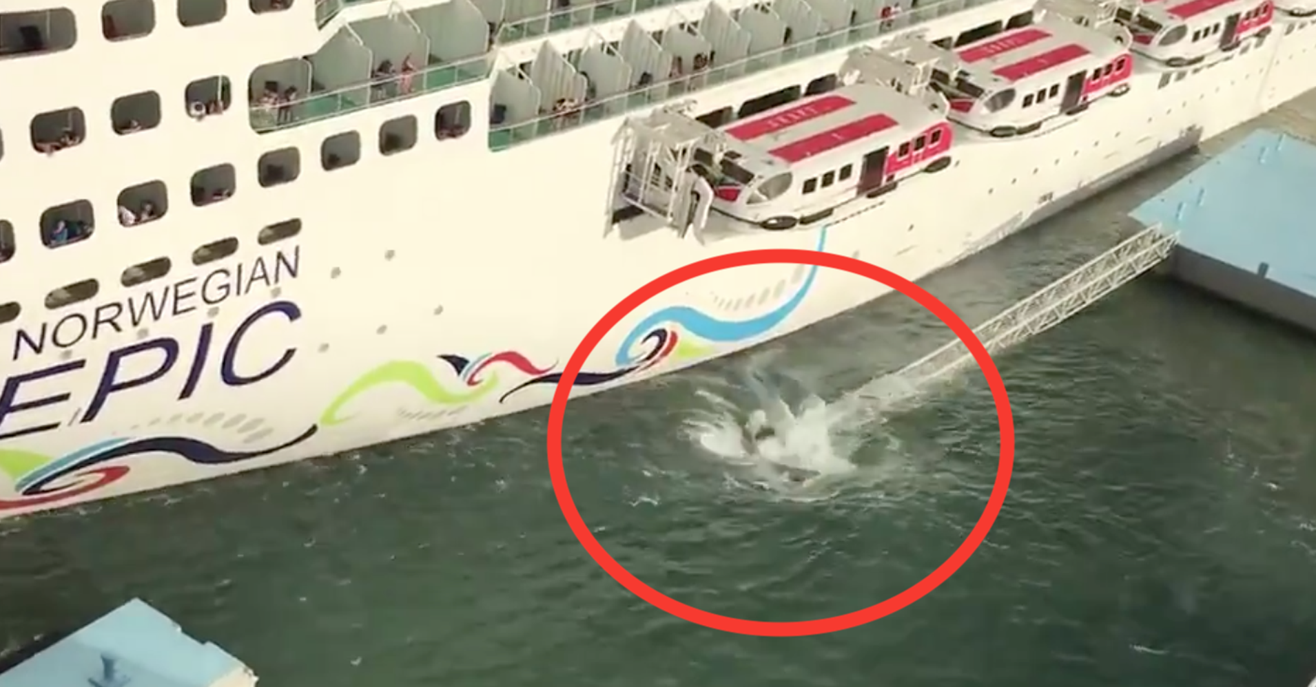 Norwegian Cruise Line Ship Crashes Into Port In San Juan, Puerto Rico ...
