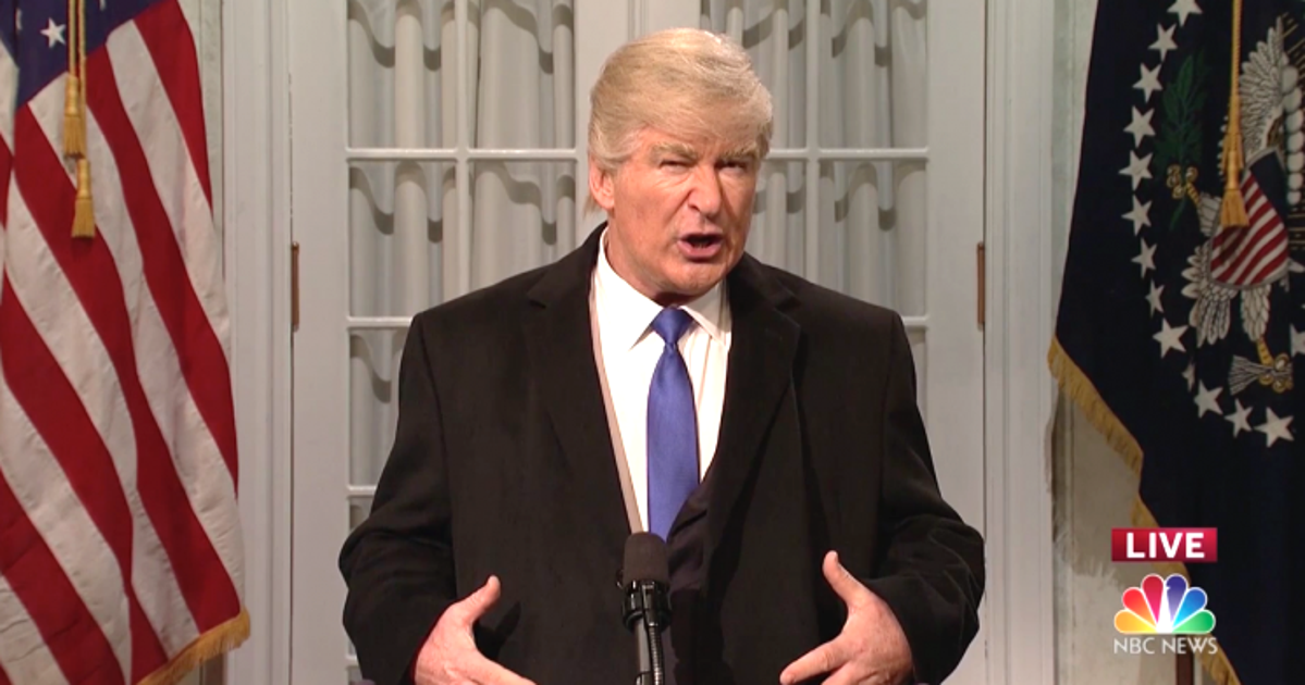 'SNL': Alec Baldwin's Trump Hopes His 'Hell Of Playing President Will ...