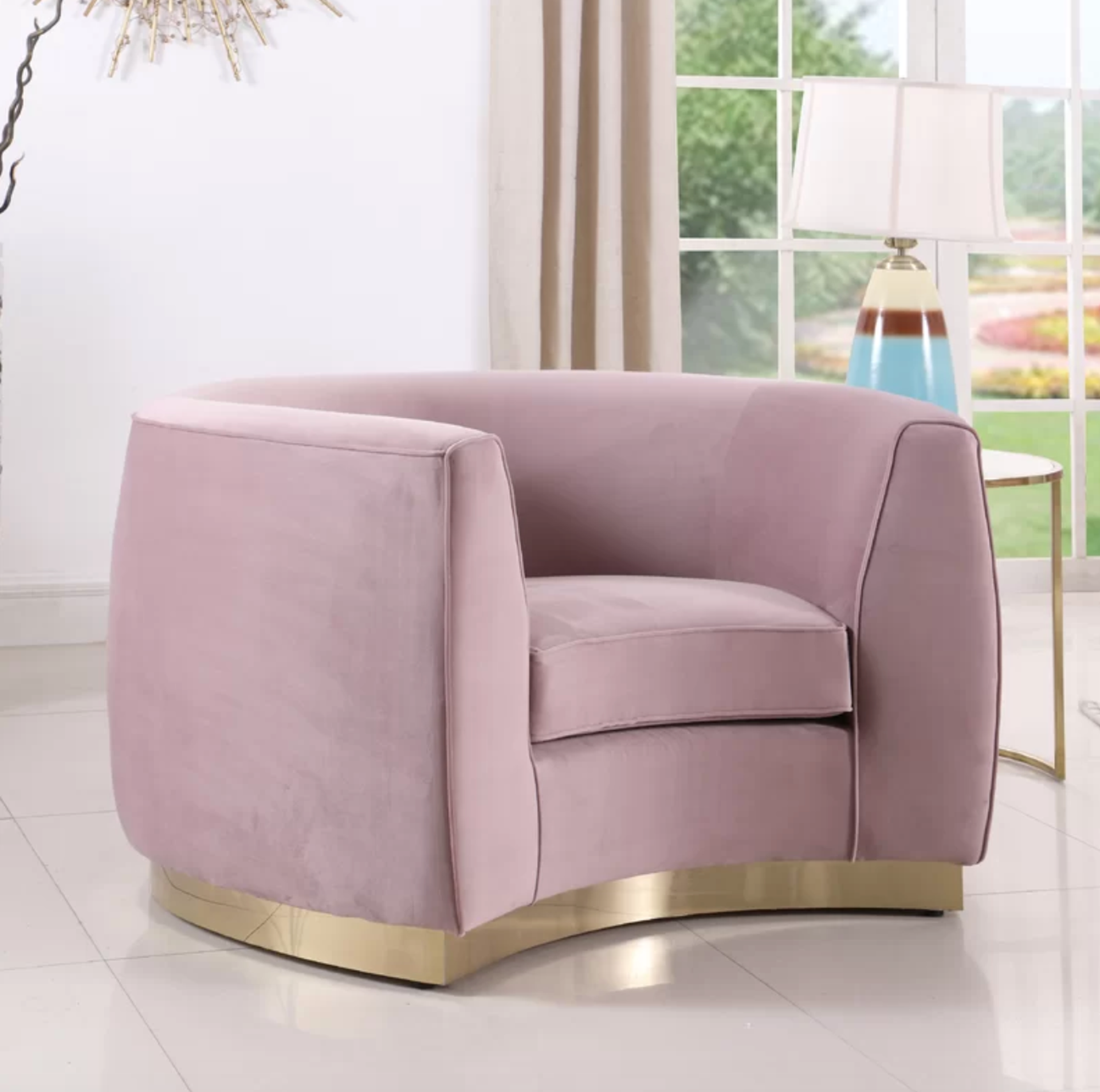 Where To Buy A Pretty Pink Accent Chair On Any Budget | HuffPost Life