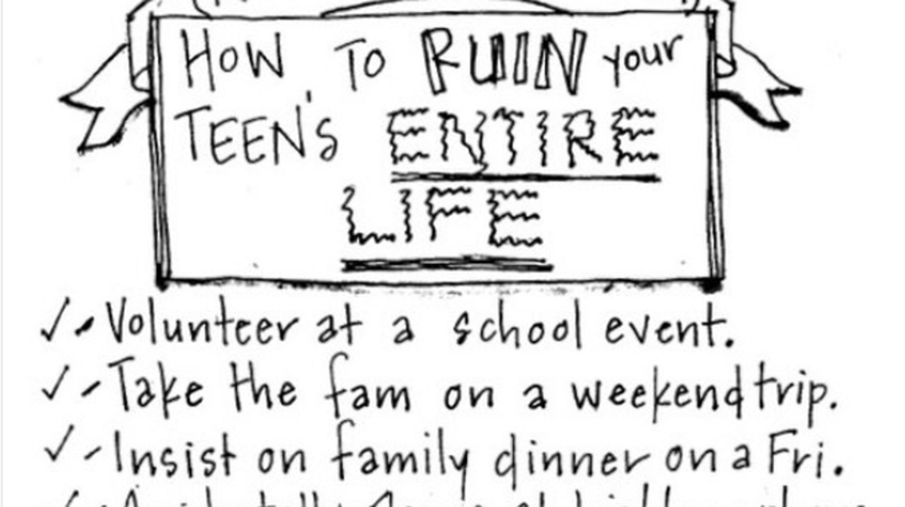 This Mom's Cartoons About Raising Teens Are So Spot-On | HuffPost Life