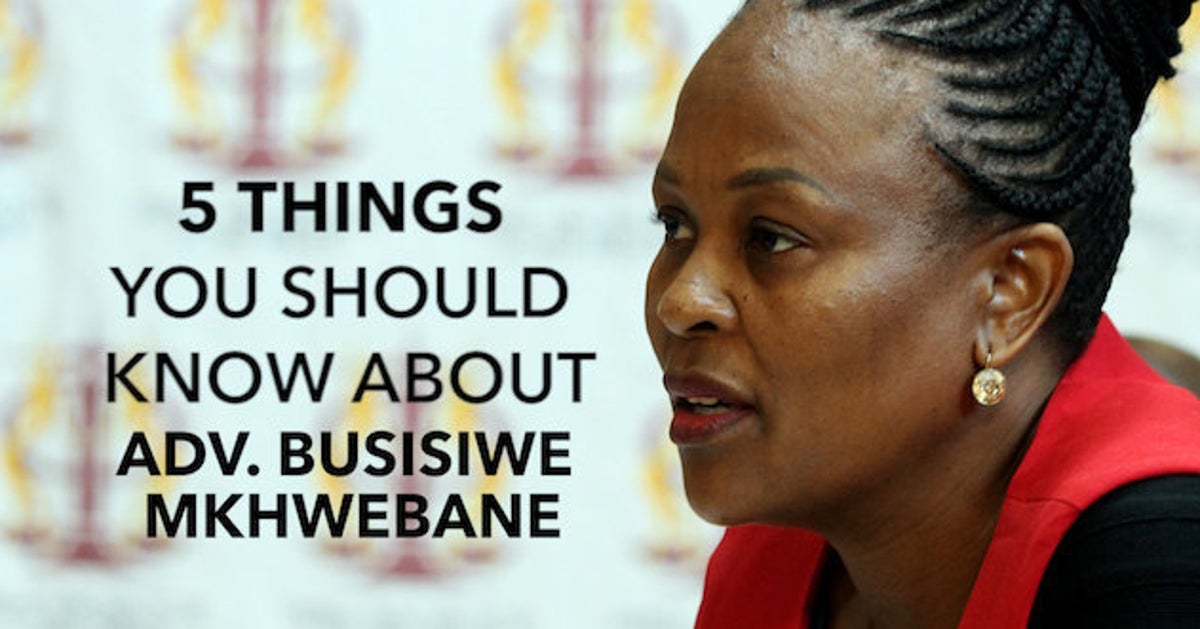 5 Things You Need To Know About Public Protector Busisiwe Mkhwebane