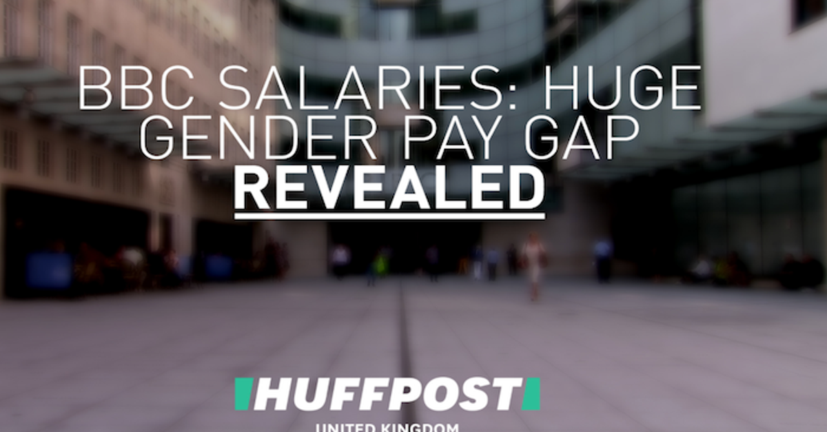 Bbc Salaries Huge Gender Pay Gap Revealed Huffpost Uk News