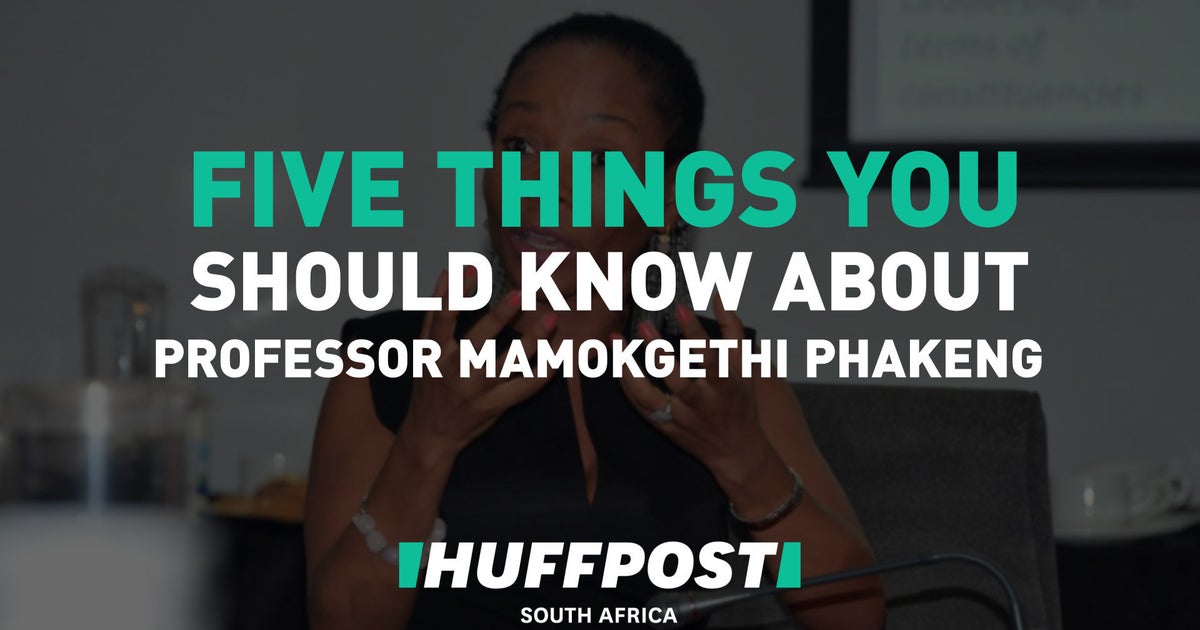Five Things You Should Know About Professor Mamokgethi Phakeng ...
