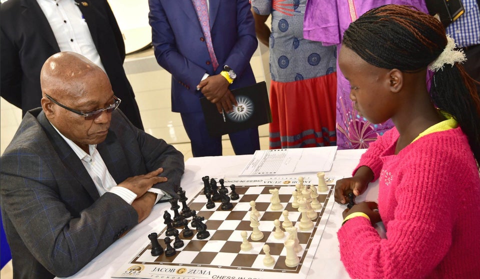 Zuma Played A Game Of Chess Against A 13-Year-Old Grand Master And ...