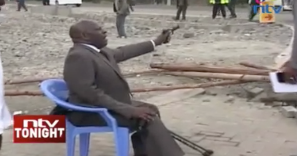 Watch This Kenyan Senator Shoot At Energy Company Boss At A Disputed ...