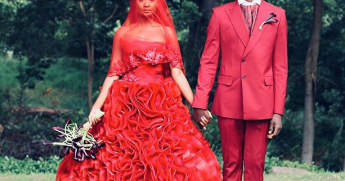 Petite Noir's Blood Red Wedding Outfits Breaks All The Rules | HuffPost ...