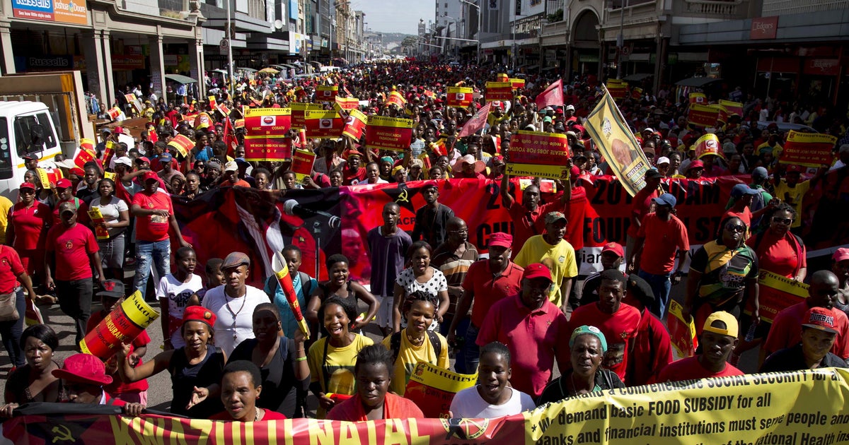 Cosatu Calls On Members Not To Join Save SA Protests | HuffPost UK News