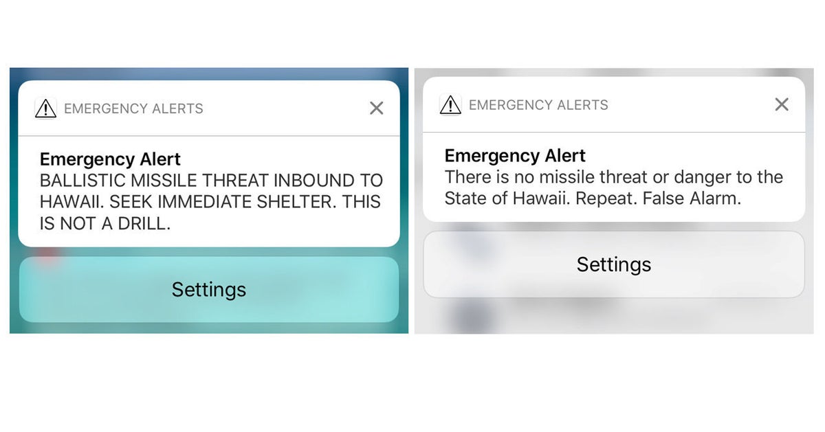 False Ballistic Missile Alert Sends Hawaii Into ‘Complete Panic ...