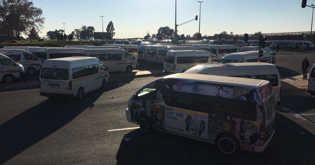 IN PICTURES: The Taxi Strike That Brought Joburg To Standstill ...