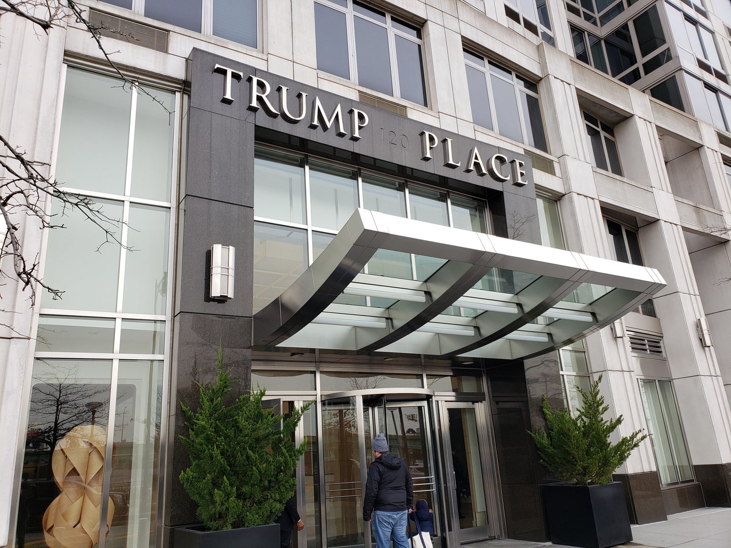 Trump Place Sign Scraped Off Condos As Residents Reject President ...