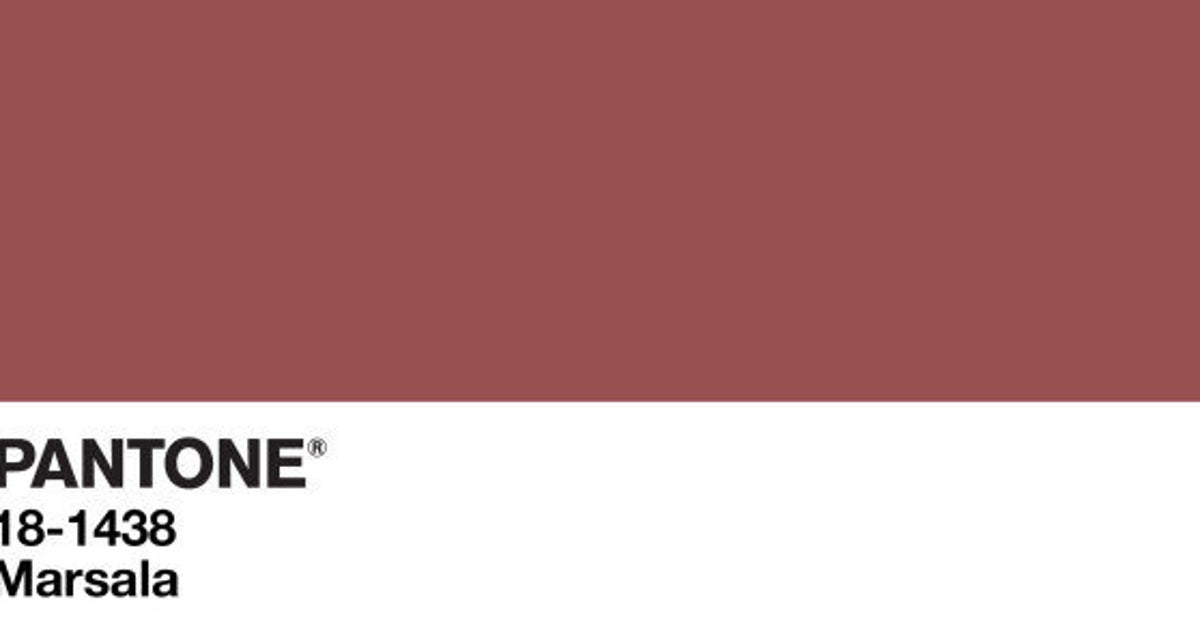 ¿Cómo elige Pantone el color del año y por qué el Marsala es el color ...