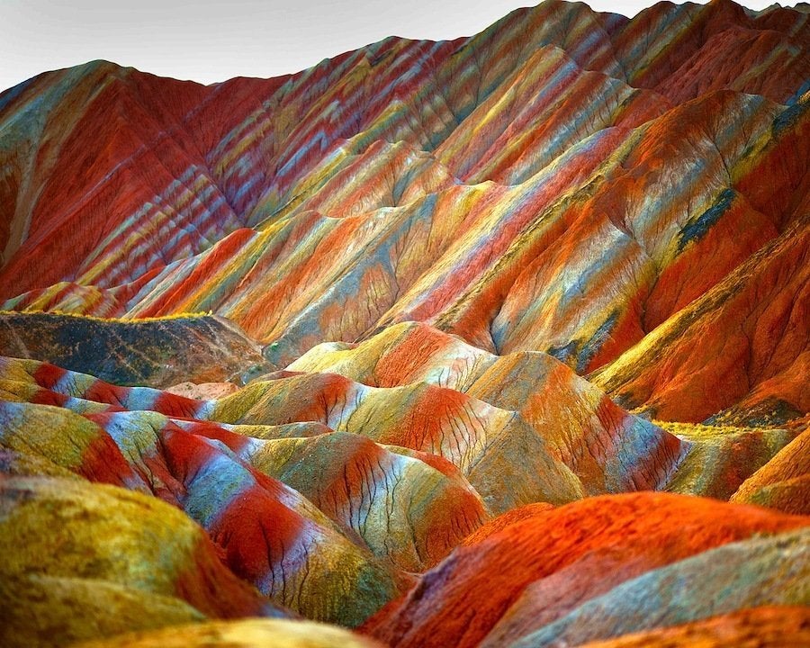 Parque Geológico Zhangye Danxia: montañas de colores en China (FOTOS ...