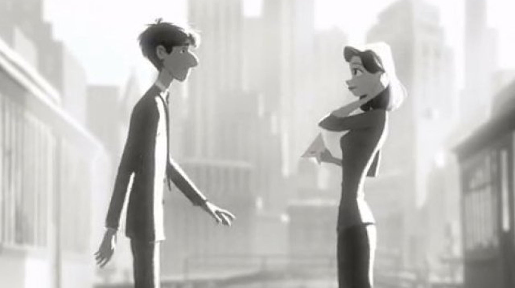 Paperman: Disney sube a YouTube su corto de amor entre oficinistas ...
