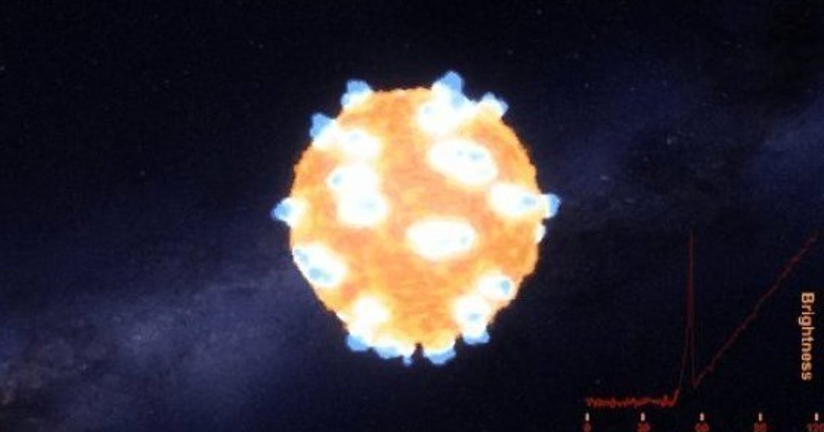 La NASA capta por primera vez la explosión de una estrella con luz ...