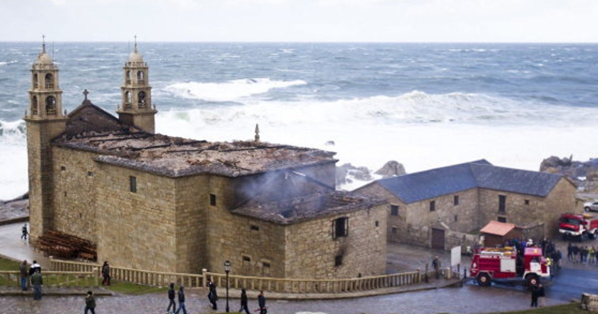 El santuario A virxe da Barca (Muxía), calcinado tras caer un rayo | El ...