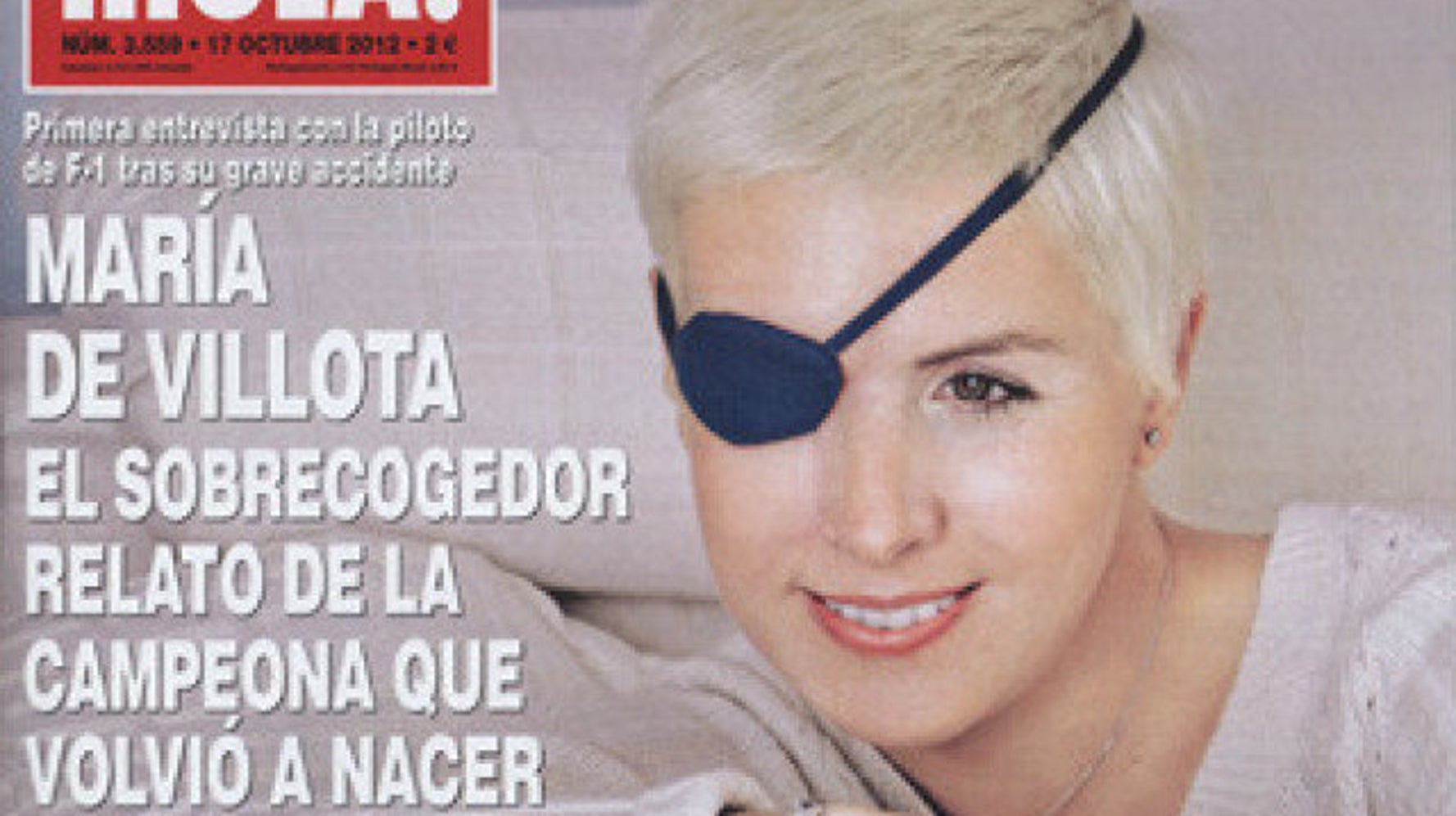 María de Villota reaparece tres meses después del accidente que le ...
