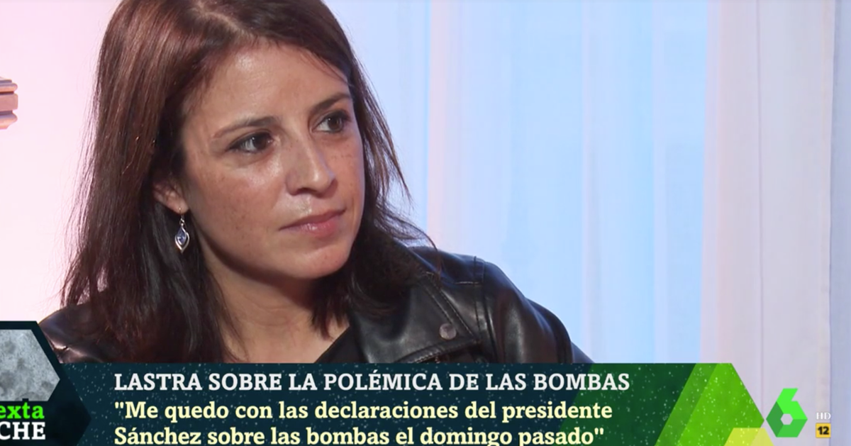 La comentada respuesta de Adriana Lastra en 'LaSexta Noche' al ser ... La comentada respuesta de Adriana Lastra en 'LaSexta Noche' al ser ...