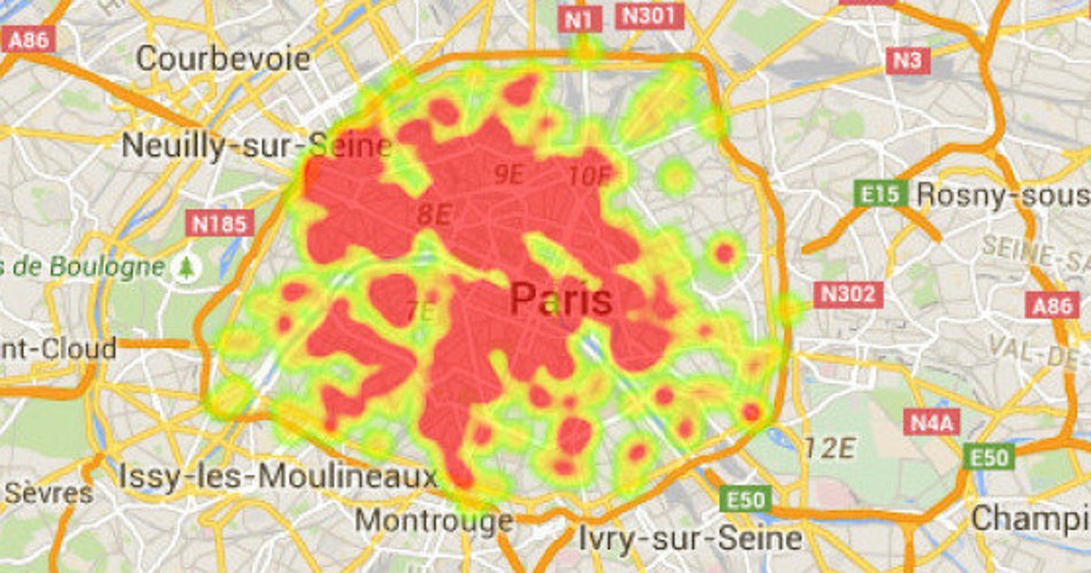 No Go Zones In Paris Map - Map