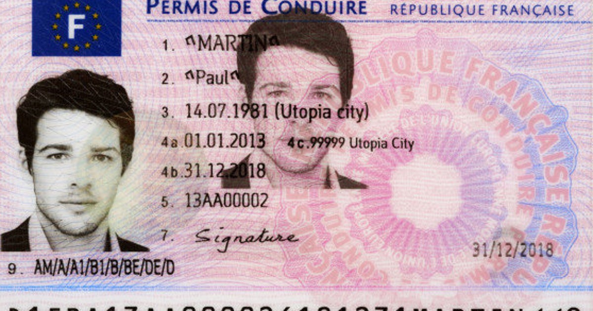 PHOTOS. Le nouveau permis de conduire électronique arrive en France ...