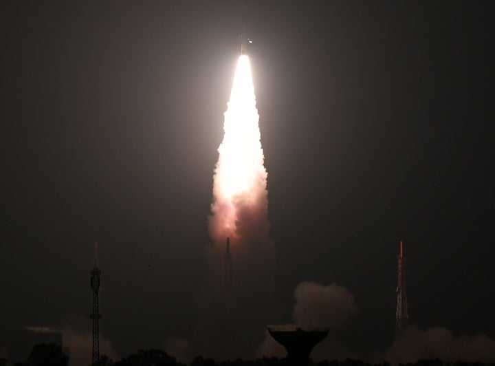 ISRO Launches EMISAT Satellite, 28 Other Nano Satellites From ...