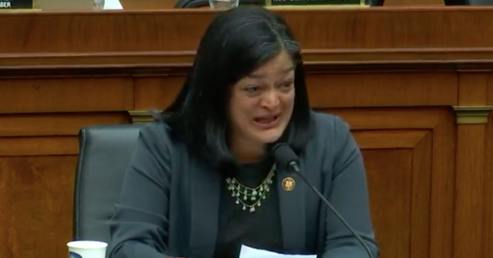 Rep. Pramila Jayapal Tears Up During Speech About Her Gender ...