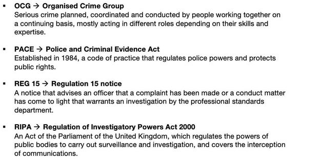 What Is An OCG? Line Of Duty's Acronyms Explained In AC-12 Glossary ...