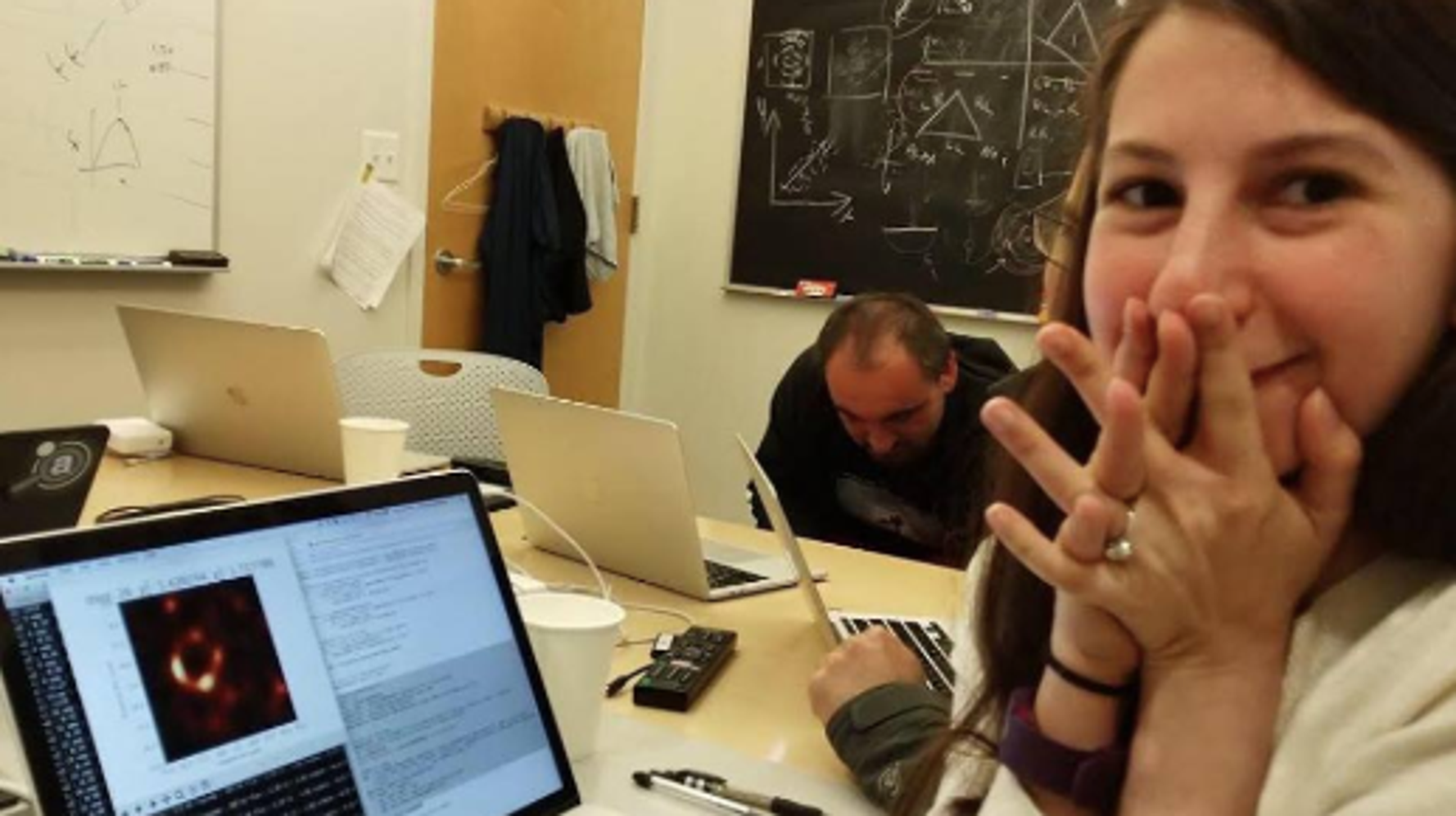 Photo Of Scientist Creating Her Historic Black Hole Image Goes Viral ...