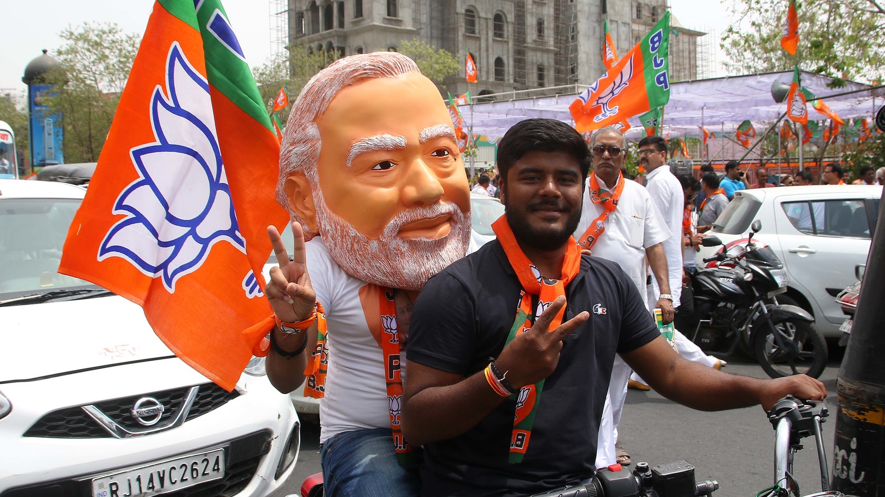 What’s Behind The Modi Masks That Are Everywhere This Election Season ...