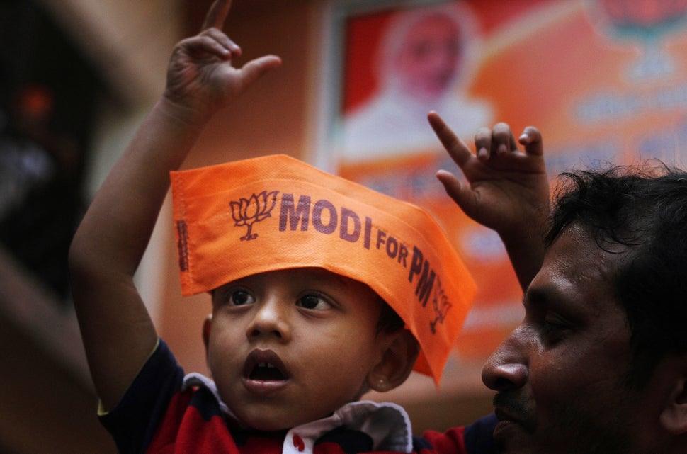 This Is How To Celebrate Winning The World's Largest Election (PHOTOS ...