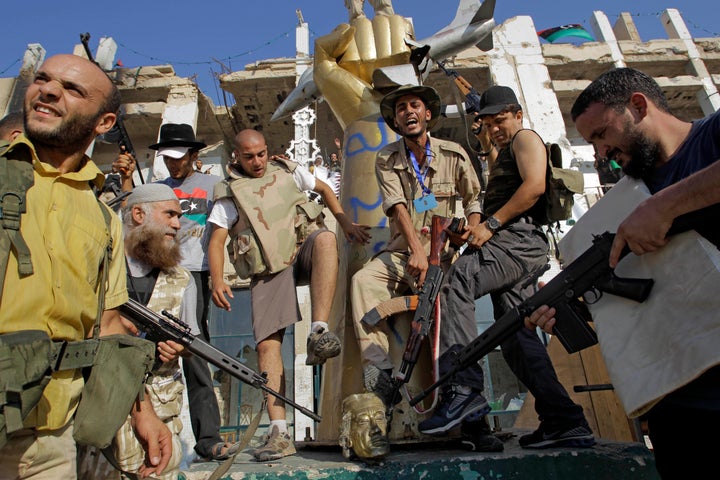 Gaddafi Compound Attack Photos: A Look Inside Libyan Leader's Bab-al ...