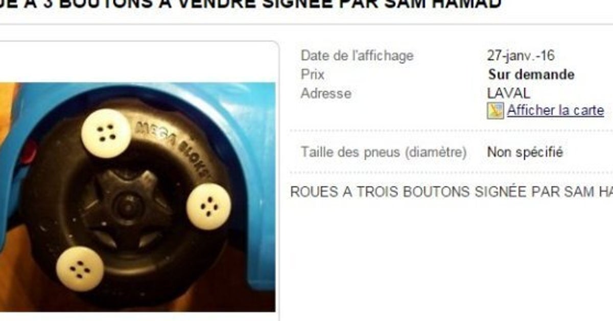 Le lapsus de Sam Hamad met au monde un nouvel objet : la roue à trois ...