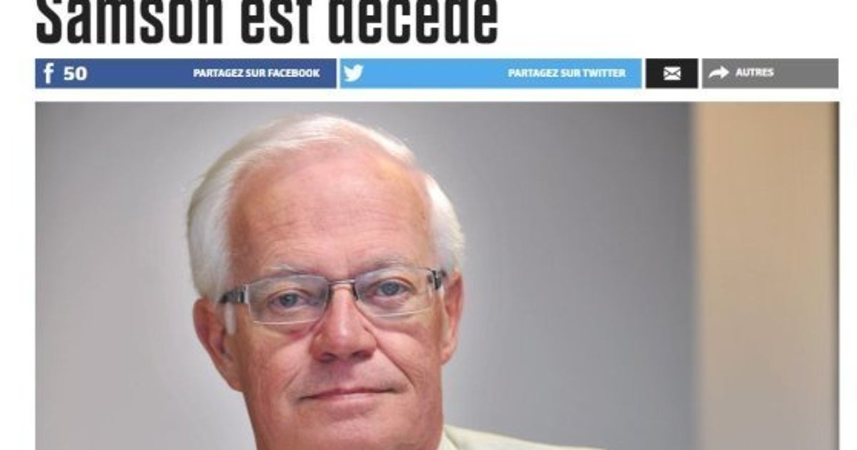 Le chroniqueur J.-Jacques Samson du Journal de Québec est décédé ...